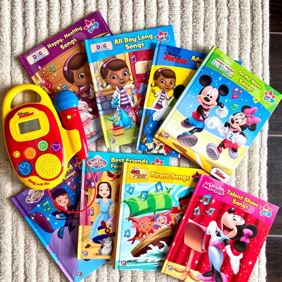 Disney | Toys | Disney Junior Singalongwithme Music Player With 8 Books ...